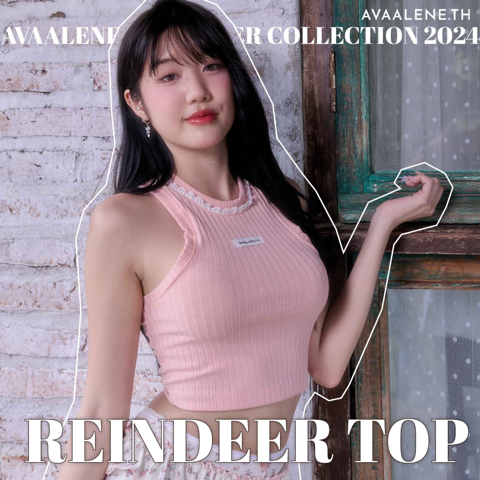 AVAALENE.TH – WINTER COLLECTION 2024 – REINDEER TOP – Chananya Official